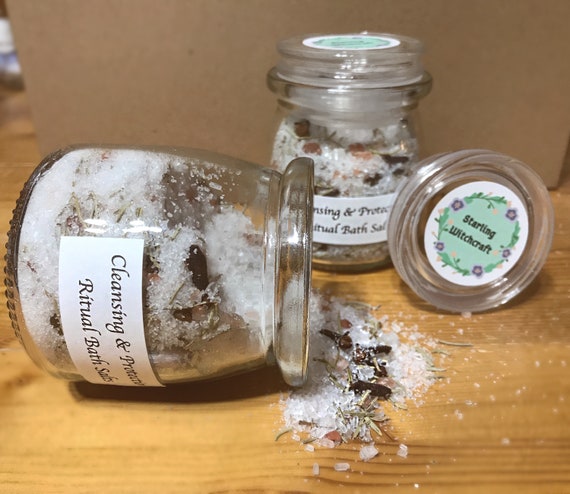 Ritual Bath Salt Cleansing & Protection | Etsy