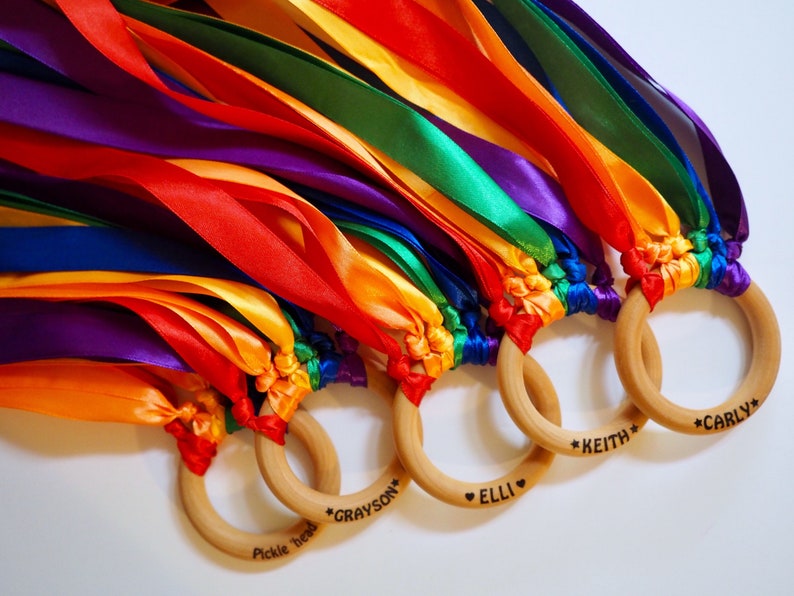 Personalised Rainbow Hand Kite Toddler Gift Montessori Toy | Etsy