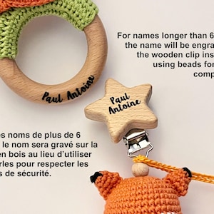Personalized Little Prince Baby Gift Set - Rattle, Pacifier Holder ...