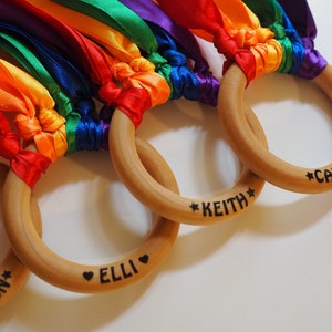 Personalised Rainbow Hand Kite - Toddler Gift - Montessori Toy ...