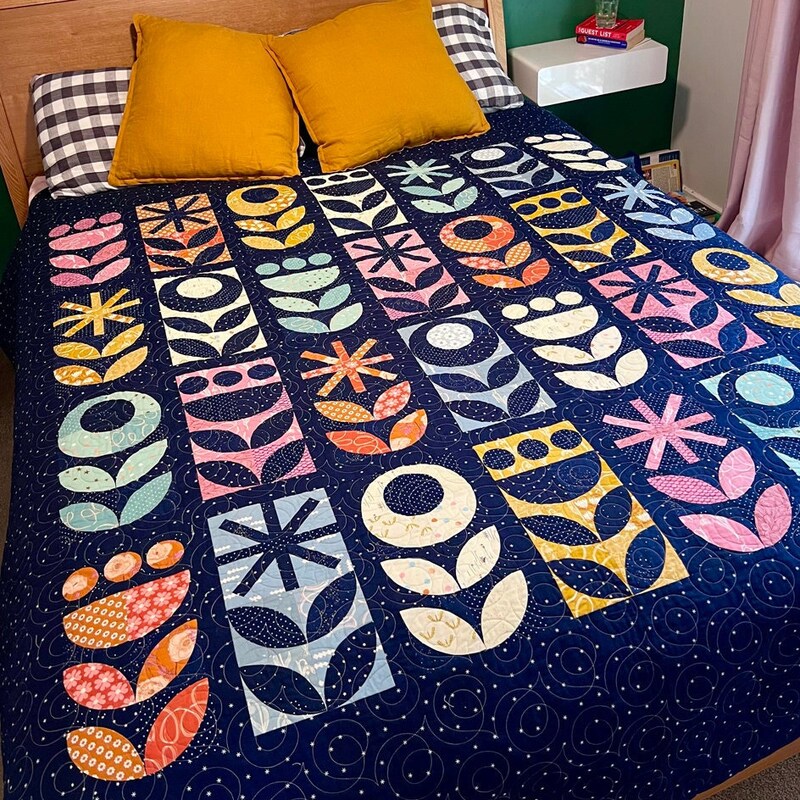 Poppy Quilt Pattern - Etsy