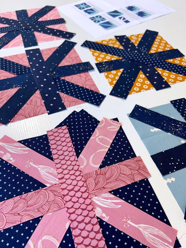 Tall Poppy Quilt Pattern PDF Download Modern Flower Quilt in - Etsy