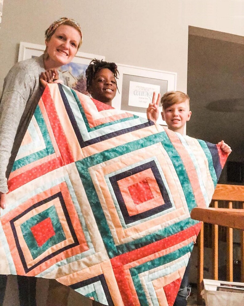 Catty Corner Quilt Pattern PDF Download - Etsy