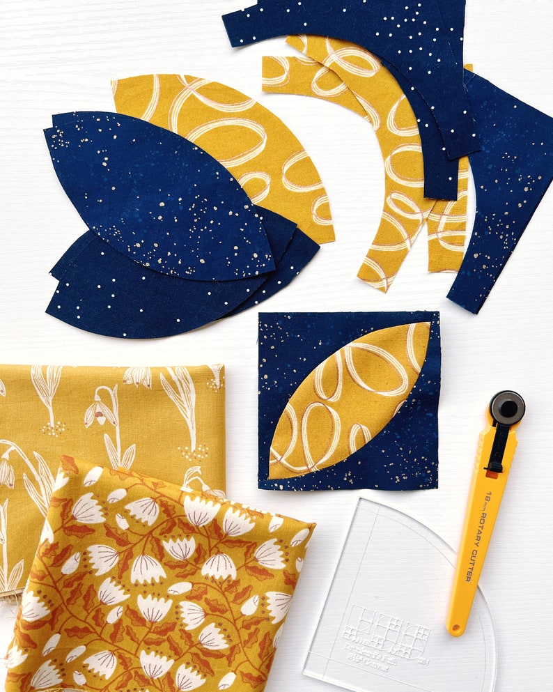 Tall Poppy Quilt Pattern PDF Download Modern Flower Quilt in - Etsy