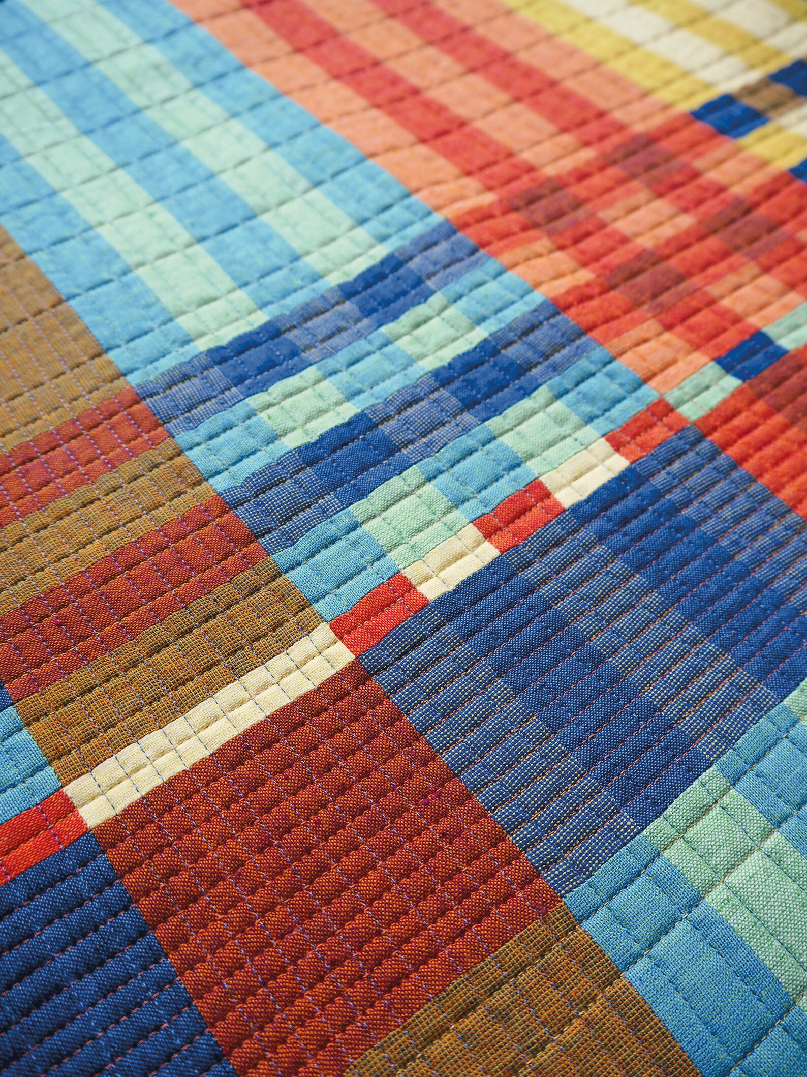 Handloomed Quilt PDF Pattern Modern Weave Quilt in Cushion - Etsy