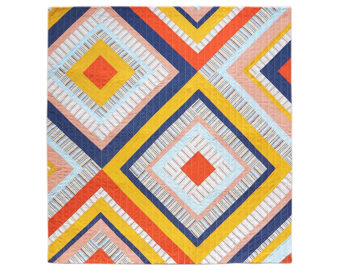 Catty Corner Quilt Pattern PDF Download - Etsy