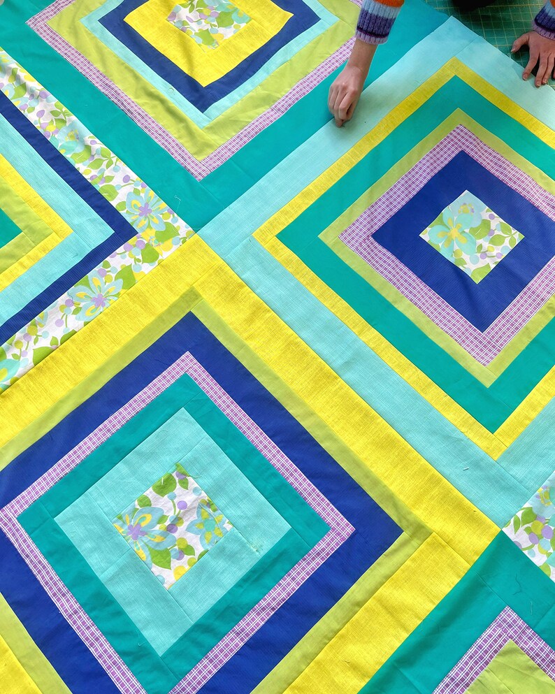 Catty Corner Quilt Pattern PDF Download - Etsy