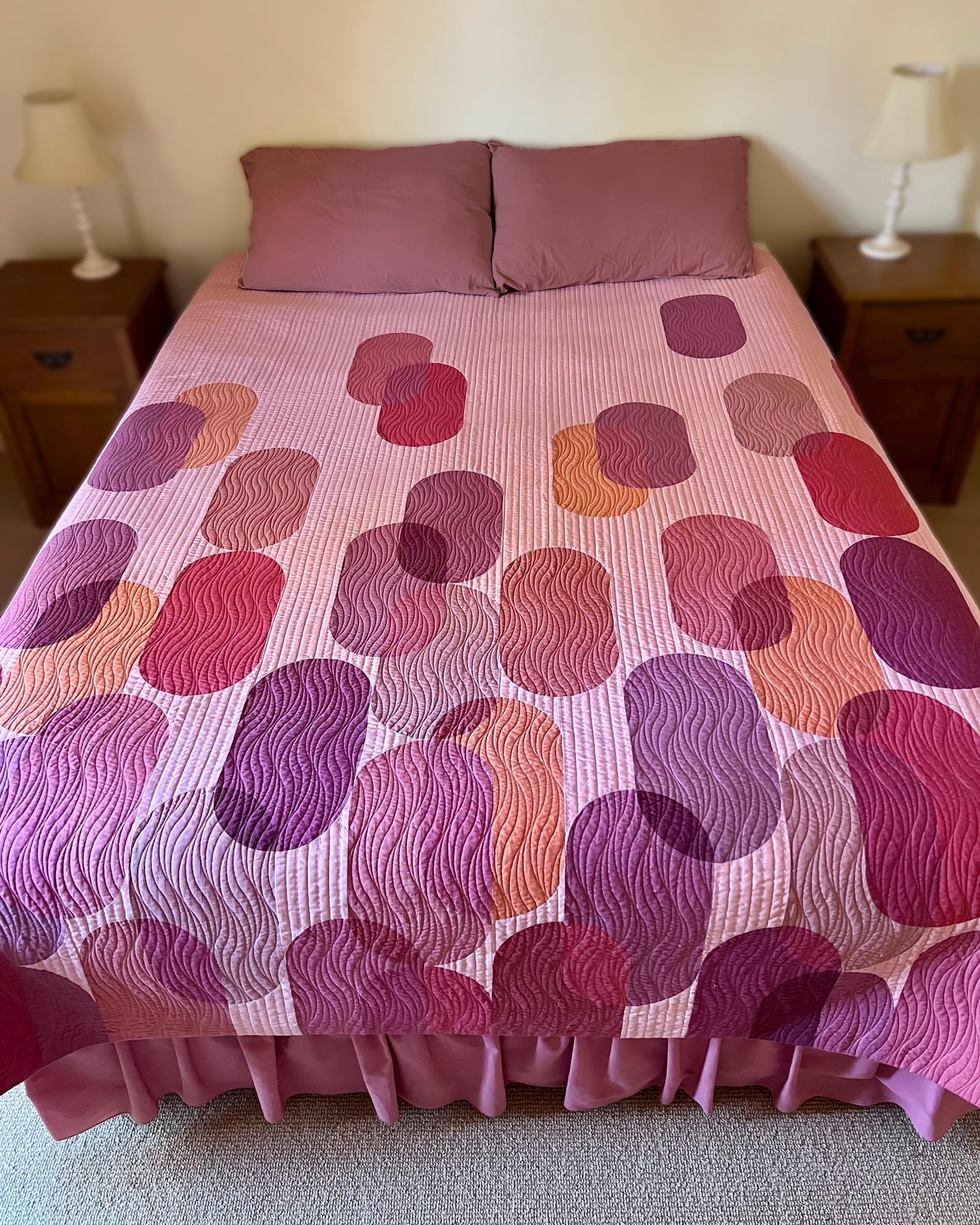 Surfacing Quilt Pattern PDF Download – Modern Drunkard's Path Quilt - Etsy