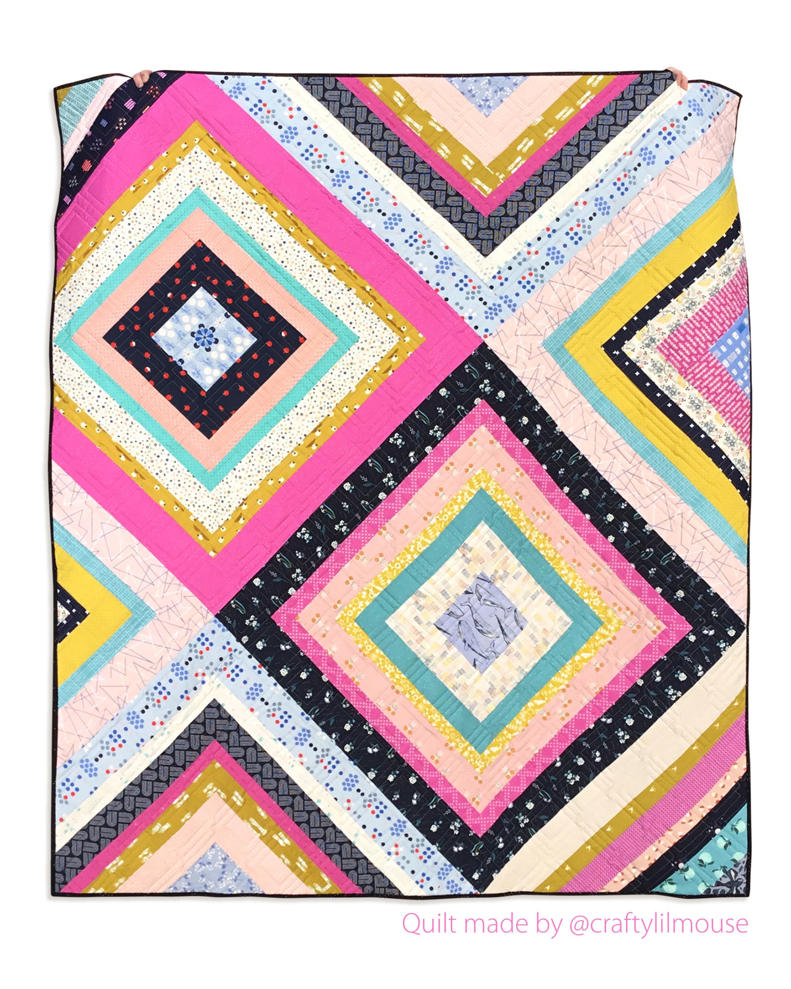 Catty Corner Quilt Pattern PDF Download - Etsy