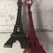 2 French Key Holder Eiffel Tower PARIS SOUVENIR 2 Porte Clefs - Etsy