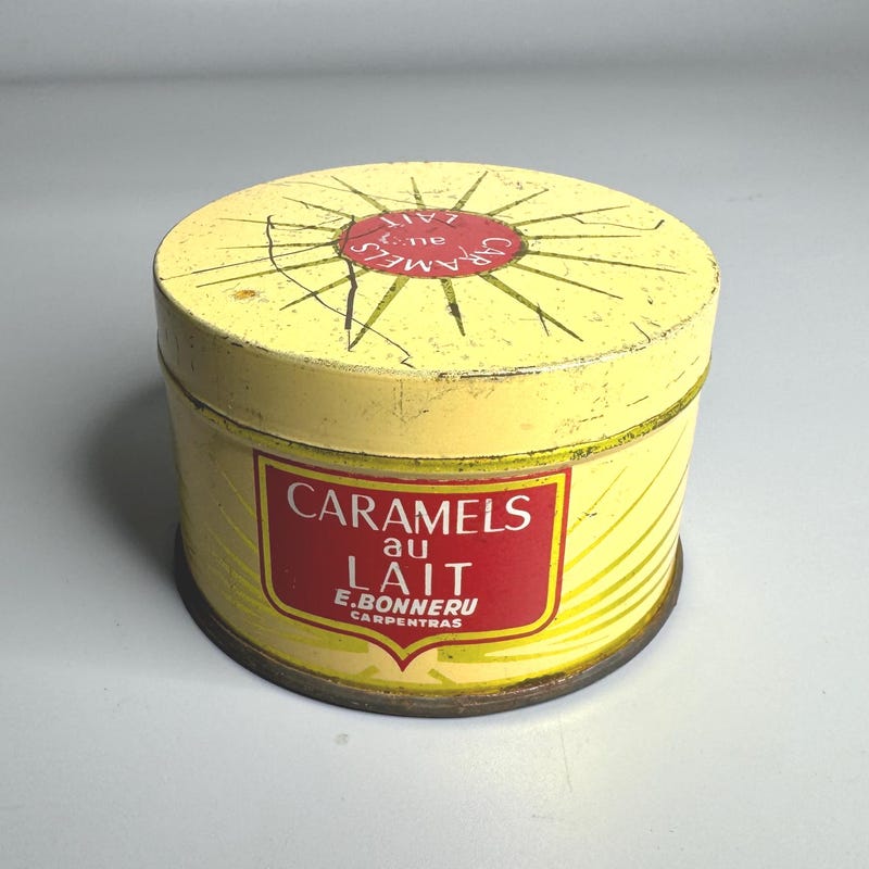 Vintage Caramel Tin - Etsy Finland