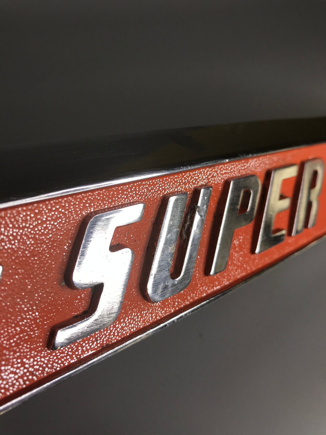 Vintage Fordson Super Major Tractor Chrome Side Badge Plaque - Etsy