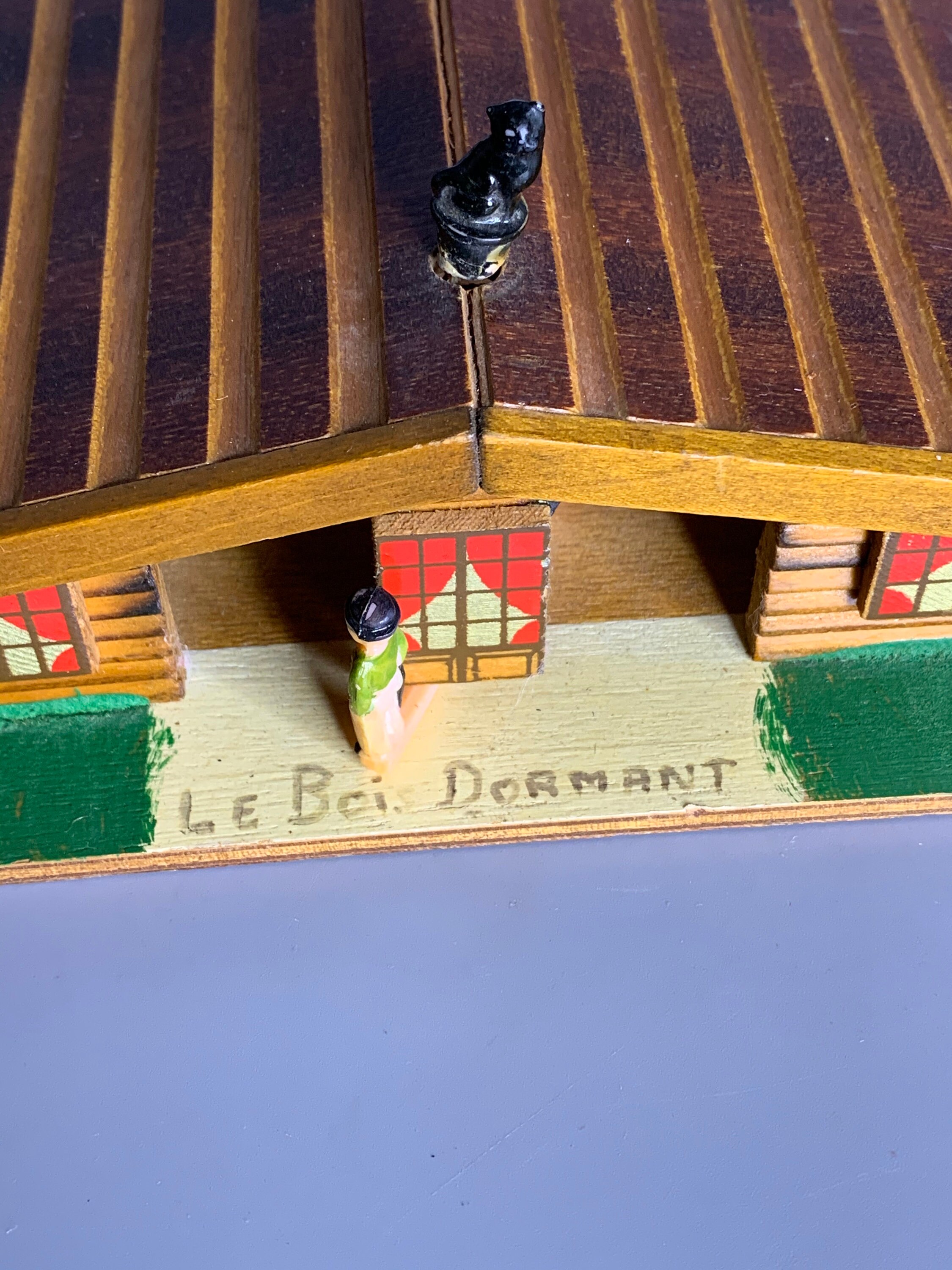 French Vintage Weather Wood Barometer Chalet Mountain Style - Etsy