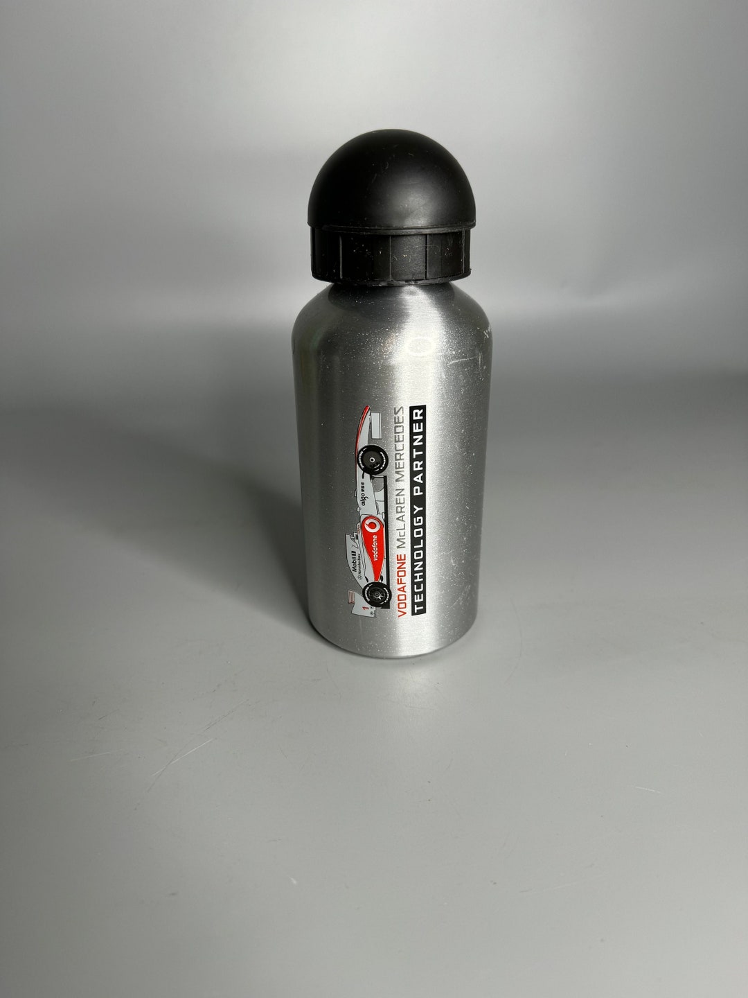 French Vintage Vodafone Mclaren Mercedes Small Aluminum Water Bottle ...