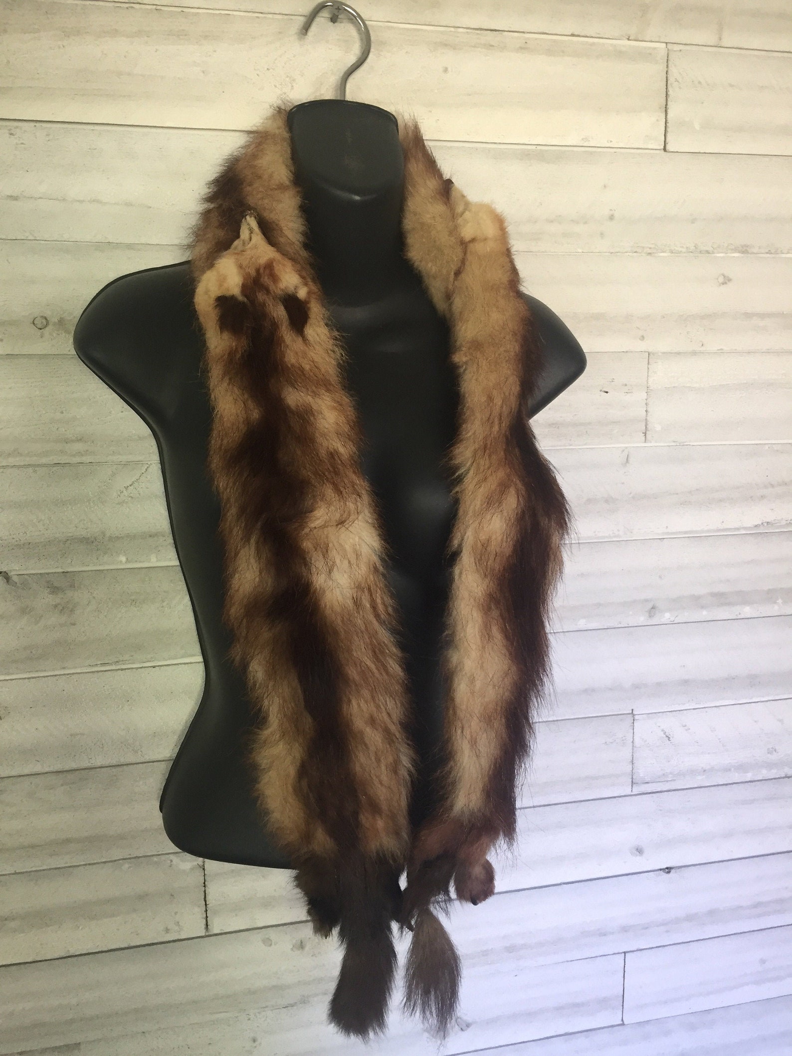 French Antique Fur Pelt Scarf Victorian Era Taxidermy Lady - Etsy