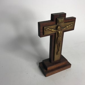 French Crucifix Religious on Base Jesus on Cross Jesus Sur Croix Church Decor Christ Sur Socle ...