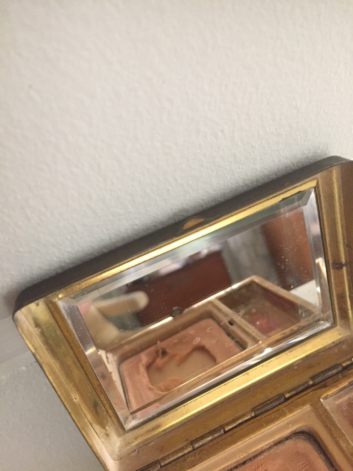 French Victorian Compact Powder With Mirror Lipstick - Etsy