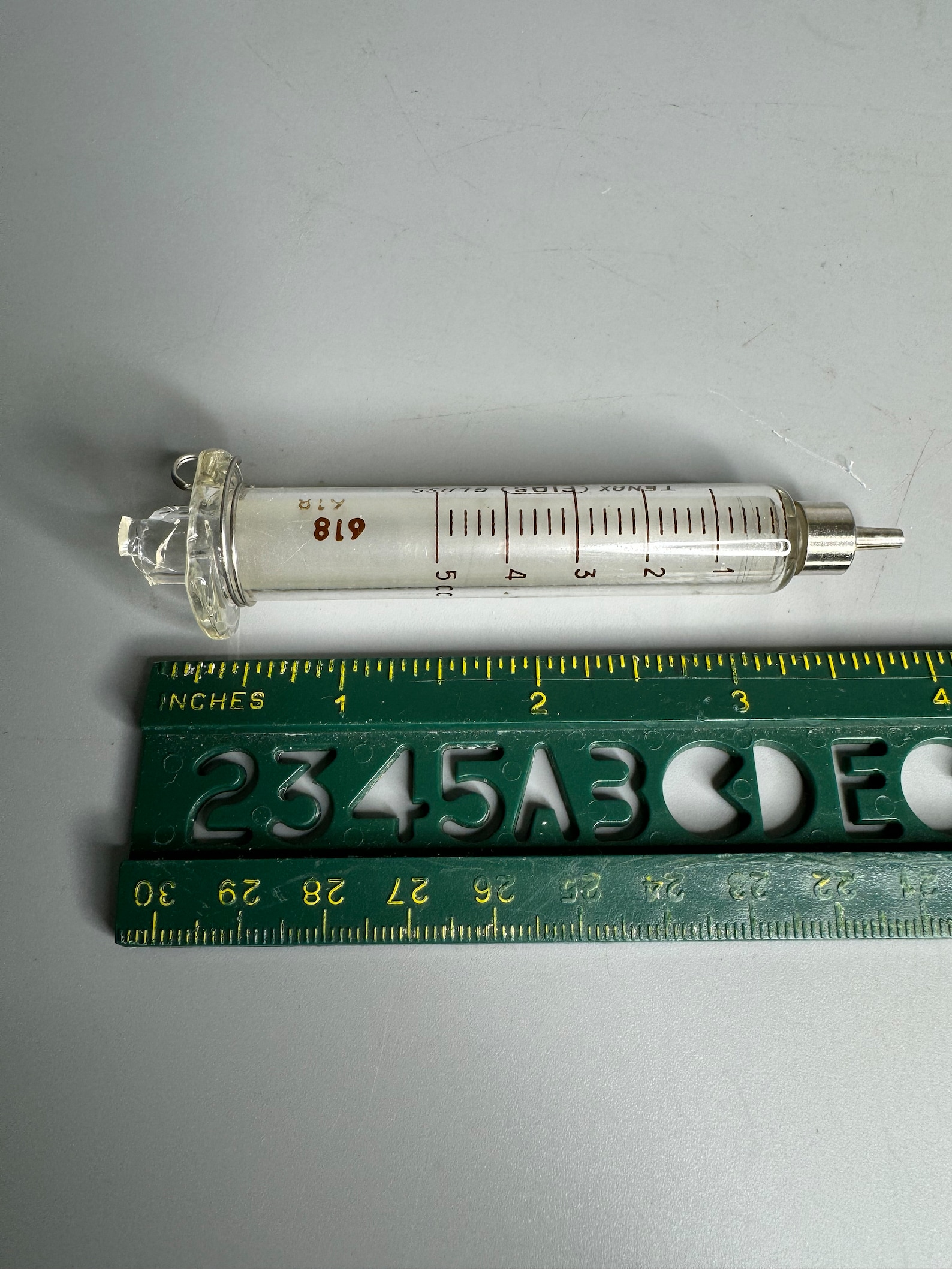 Italian Vintage Medical Syringe Collectible Glass Tenax Fias in ...