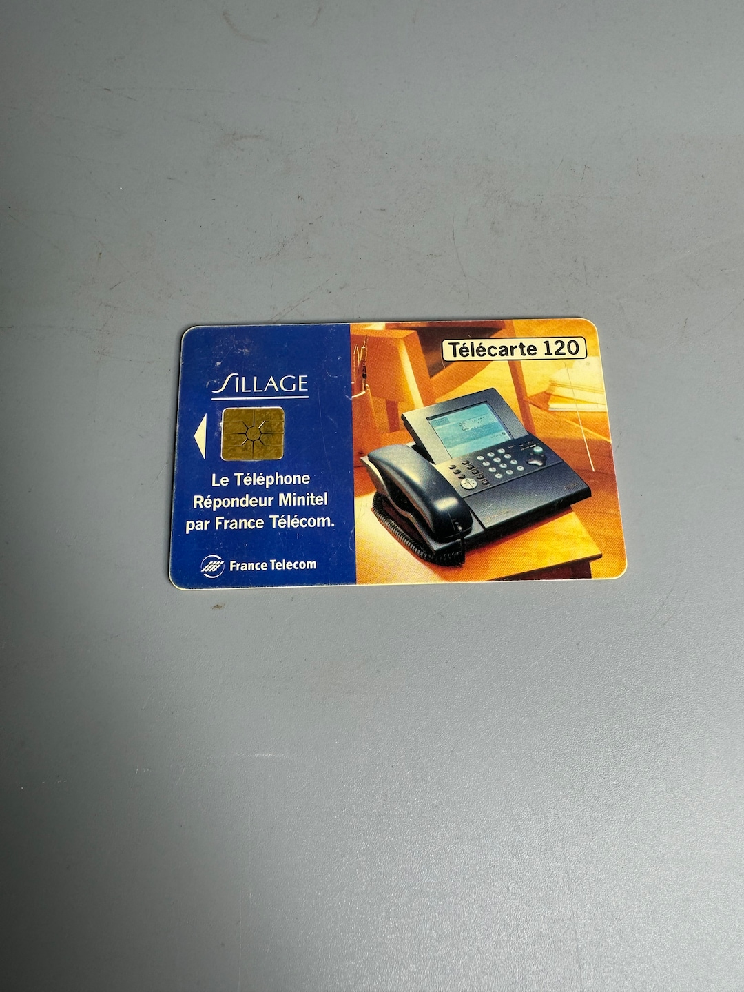 French Vintage Telecom Sillage Telephone Card Collectible Only Minitel ...