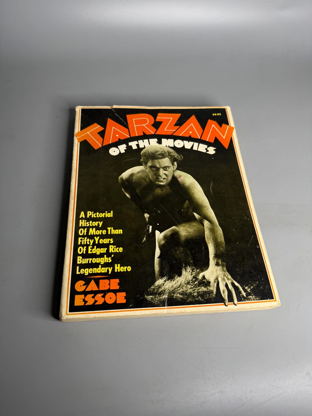 Vintage Tarzan Movie Book Cabe Essoe English Language 1970's Era - Etsy