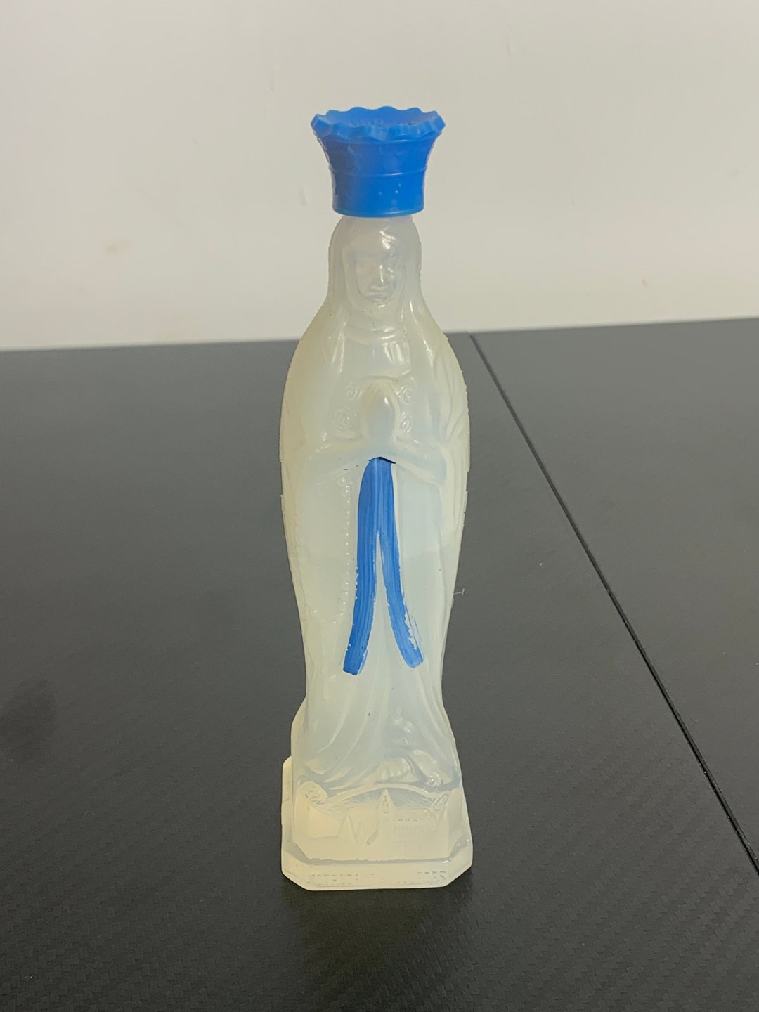 French Vintage Holy Water Virgin Mary Lourdes Religious Souvenir Almost ...