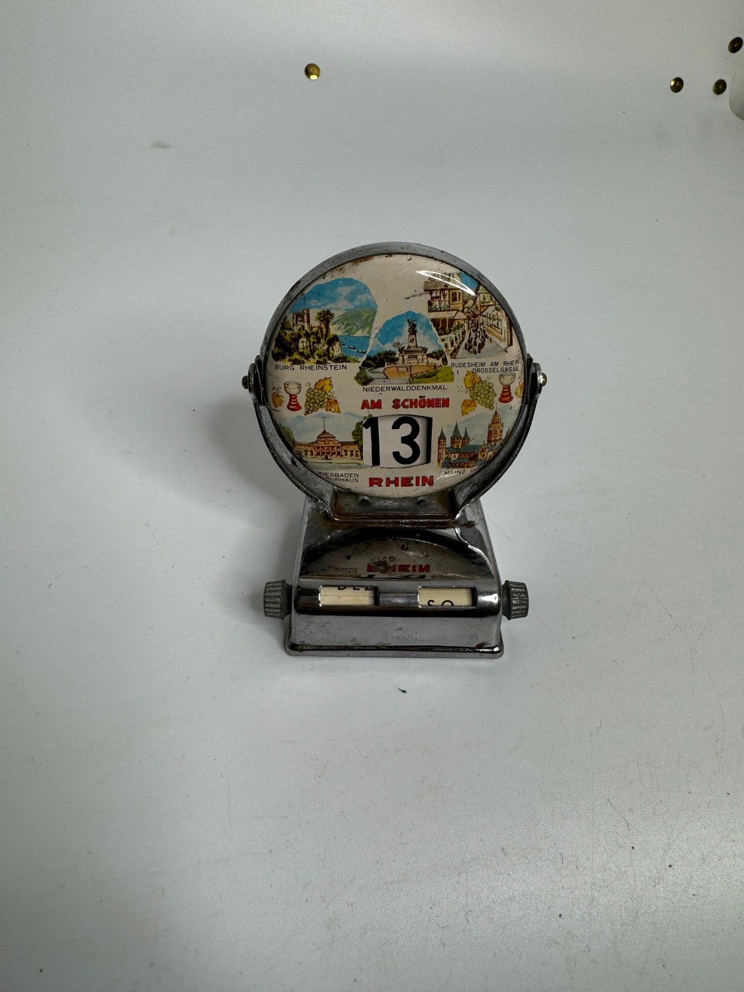 German Vintage Perpetual Calendar Desk Decoration Germany ...