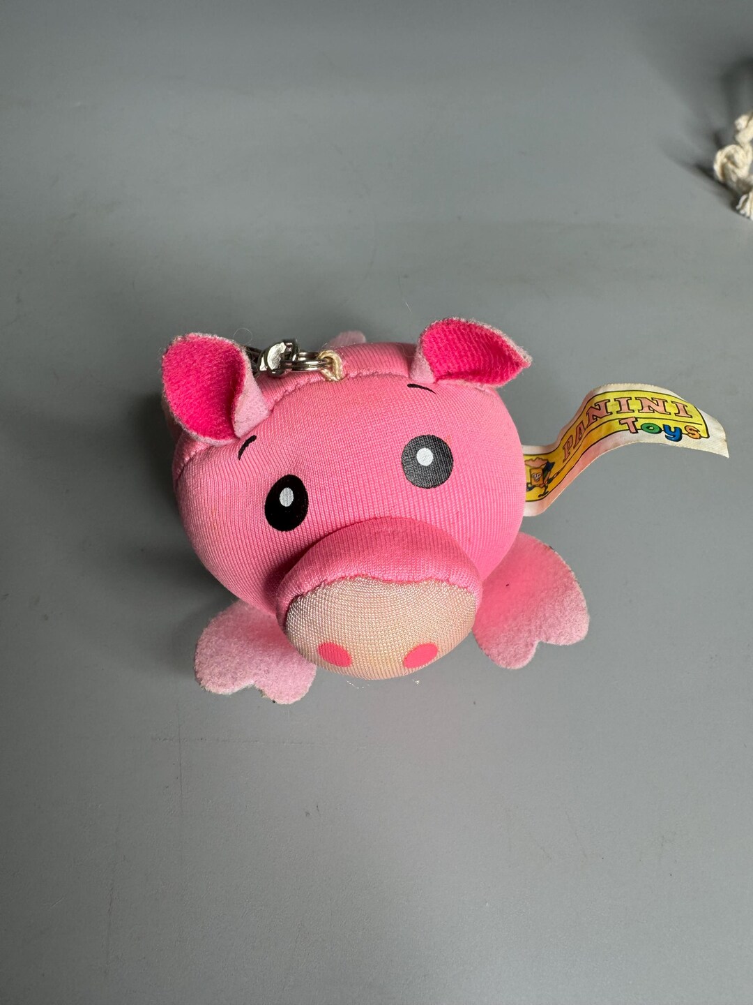 Vintage Keychain Holder Advertising Panini Toys Pig Design - Etsy