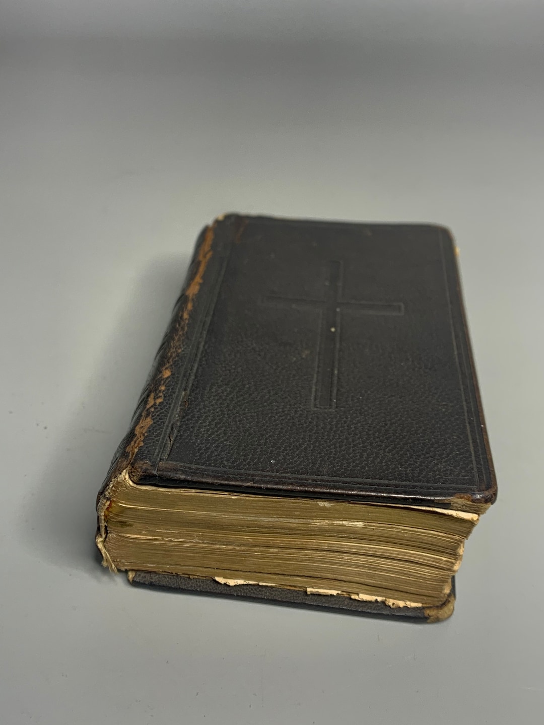 French Antique Missal Religious Book Gold End Pages 1885 Gold End Pages ...
