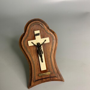 French Antique Religious Cross Catholic Church Décor Souvenir Jesus ...