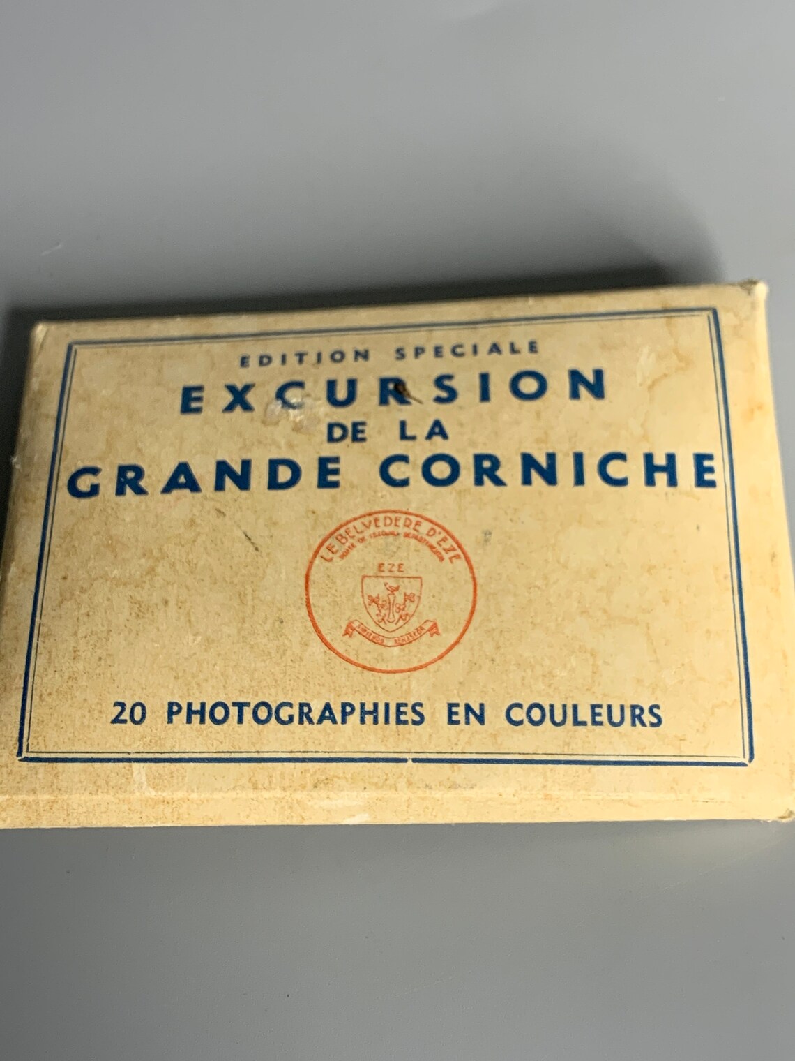 French Vintage 20 Photos in Color Souvenir La Grande Corniche - Etsy