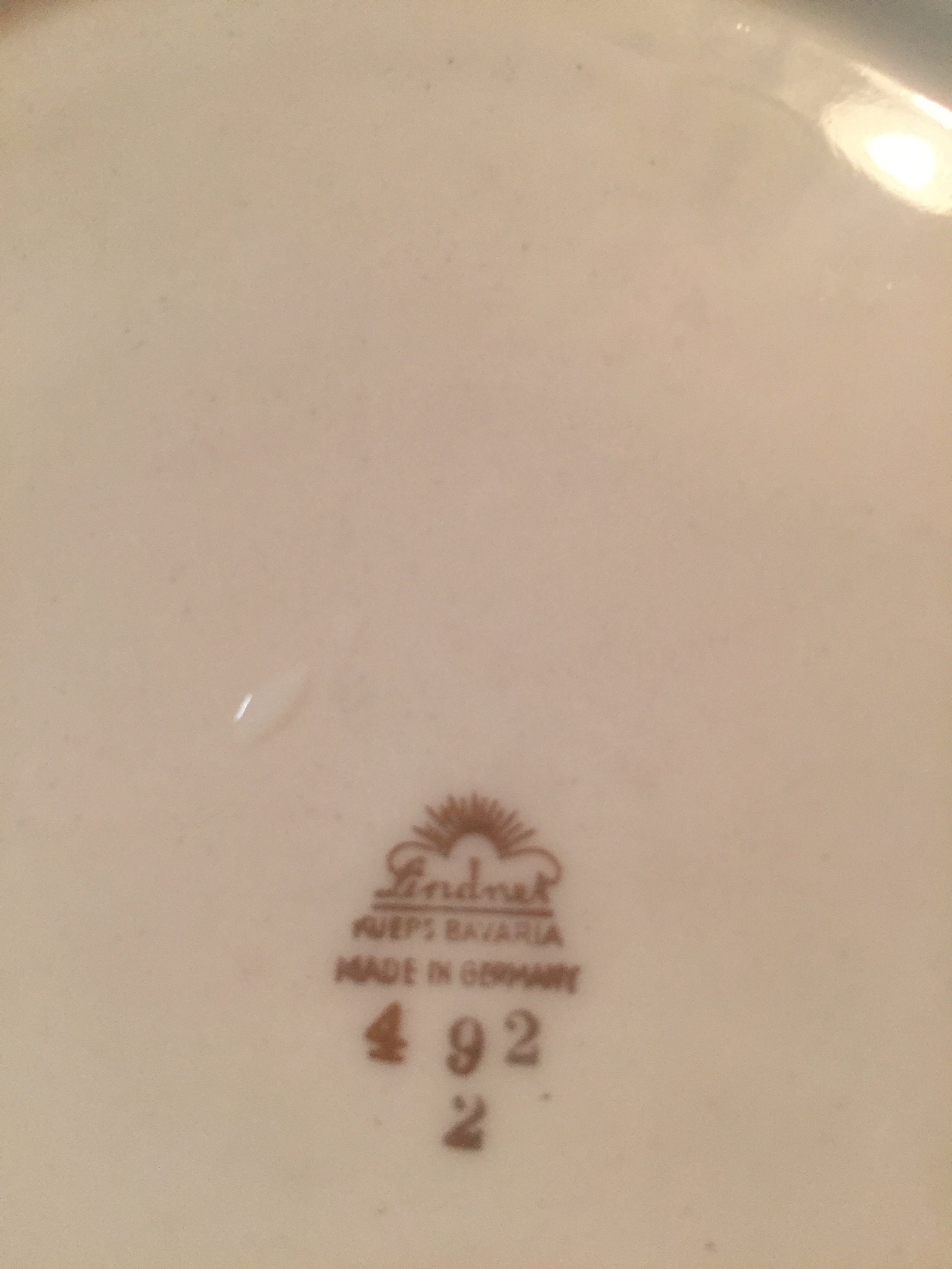Vintage German plate decor Lindner Bavaria small plate 492 /2 | Etsy