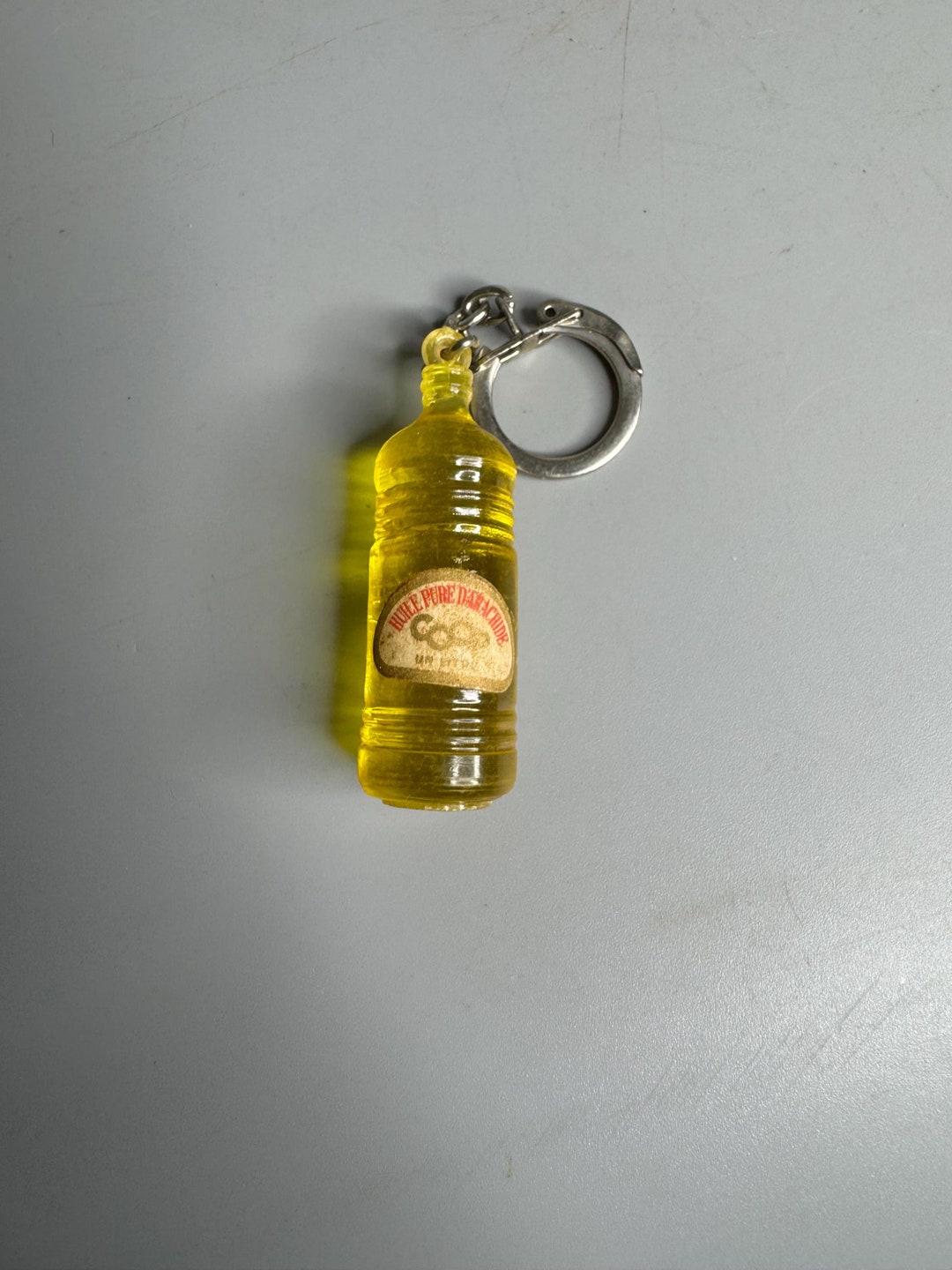 French Vintage Keychain Holder Advertising Coop Cooking Oil - Etsy