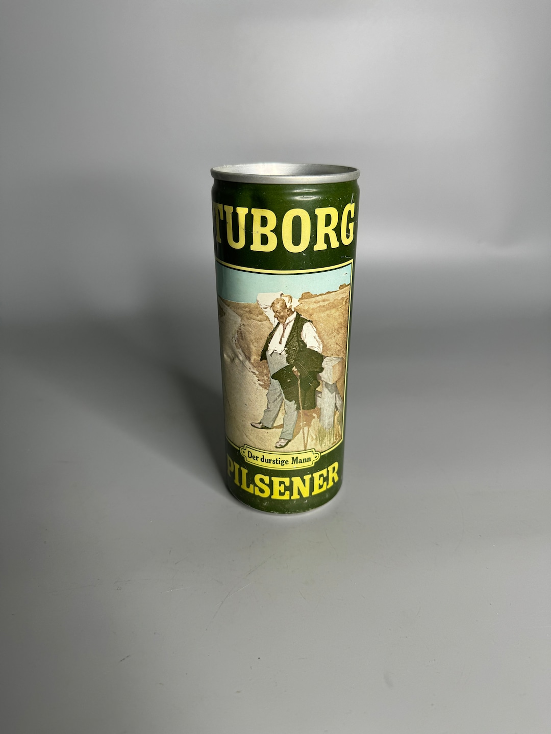German Vintage Empty Collectible Tin Can Tuborg Pilsener - Der Durstige ...
