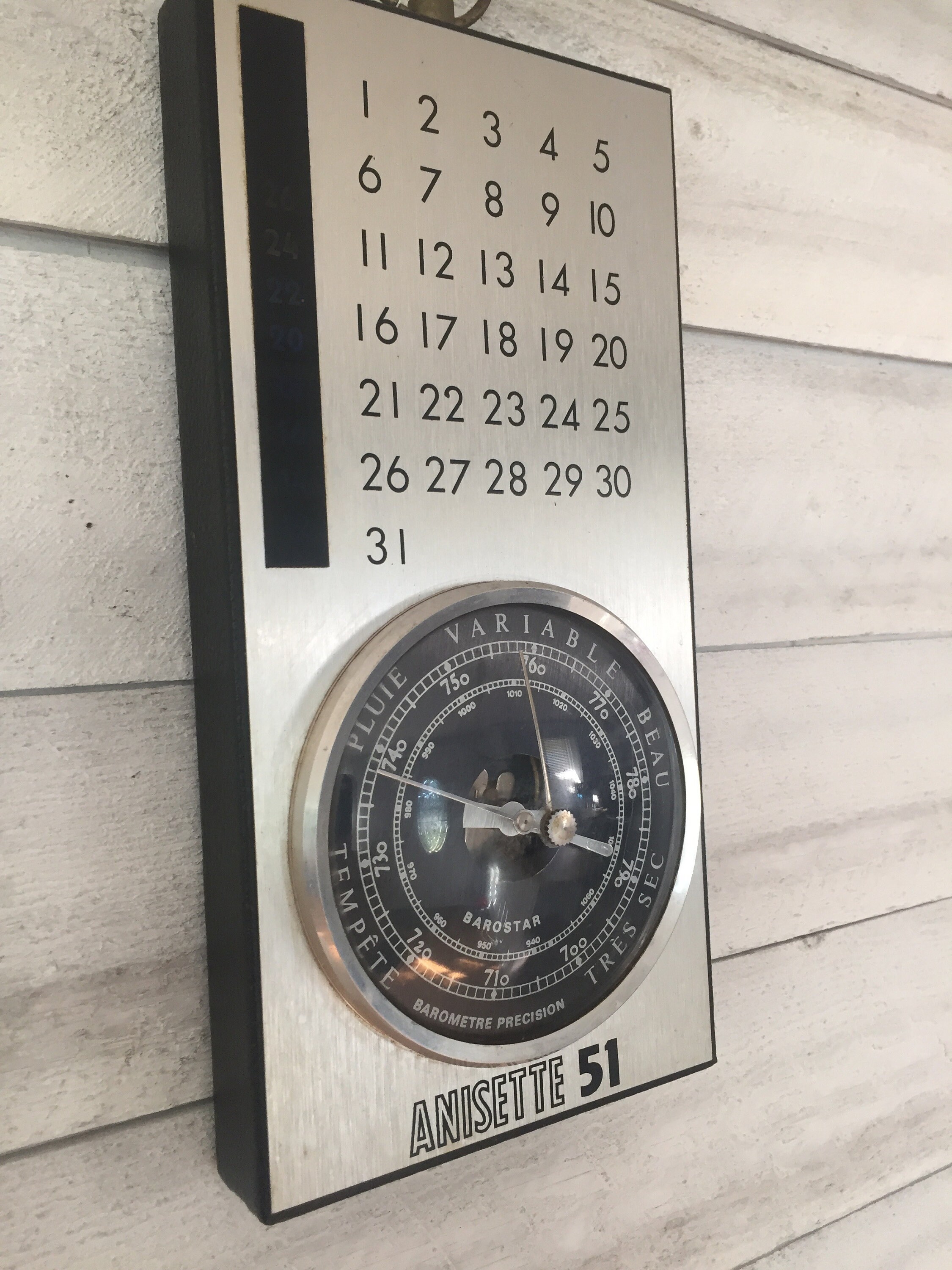 French Vintage Weather Instrument Thermometer Barometer - Etsy