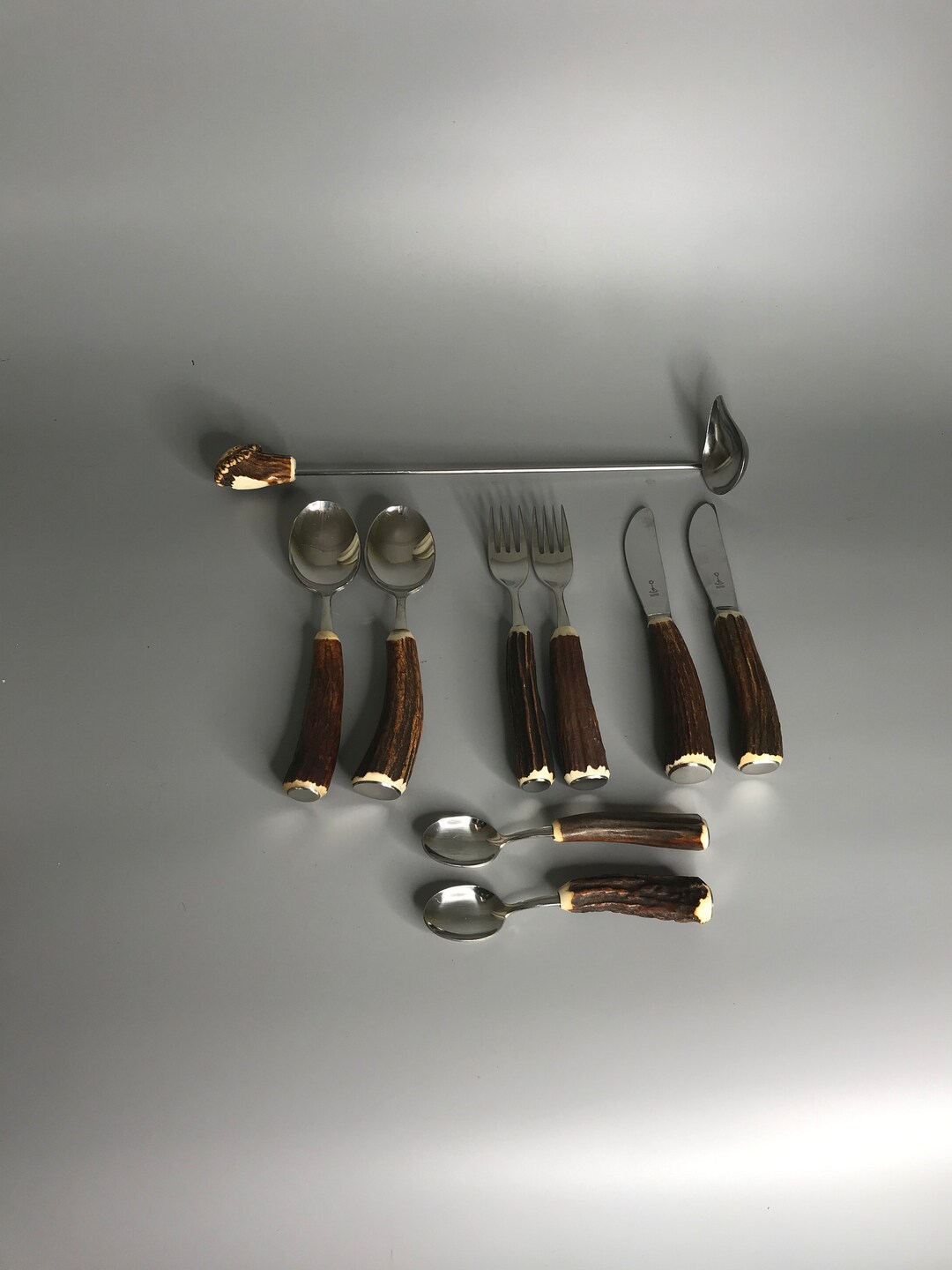 German 9 Pcs Vintage Stainless Steel Silverware Set Signal & Remalux ...