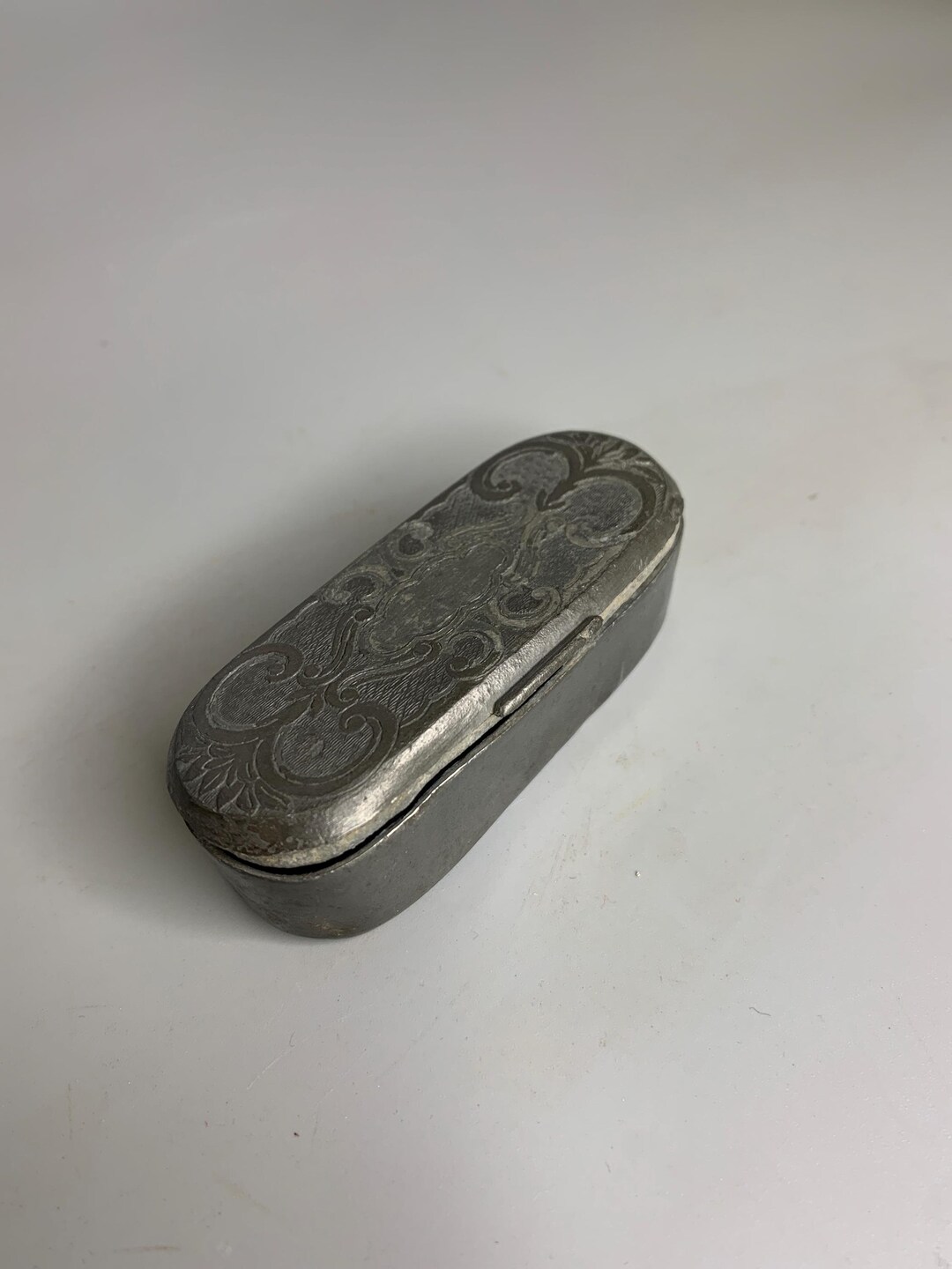French Vintage Metal Box Lead Collectible Knick-knack Metal Box - Etsy