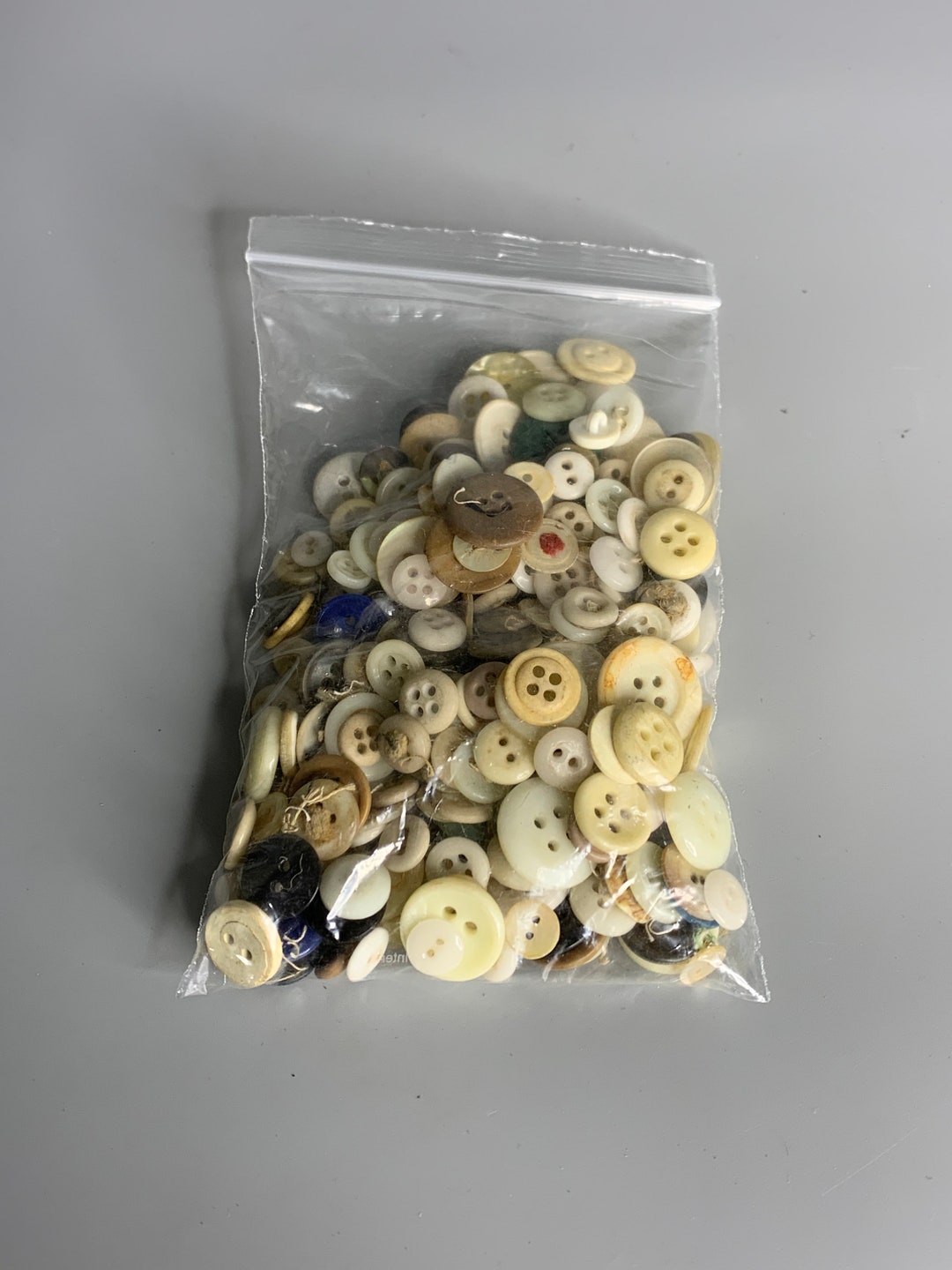 French Buttons 5 Once Vintage Set of Shirt/clothing Buttons Assortment ...