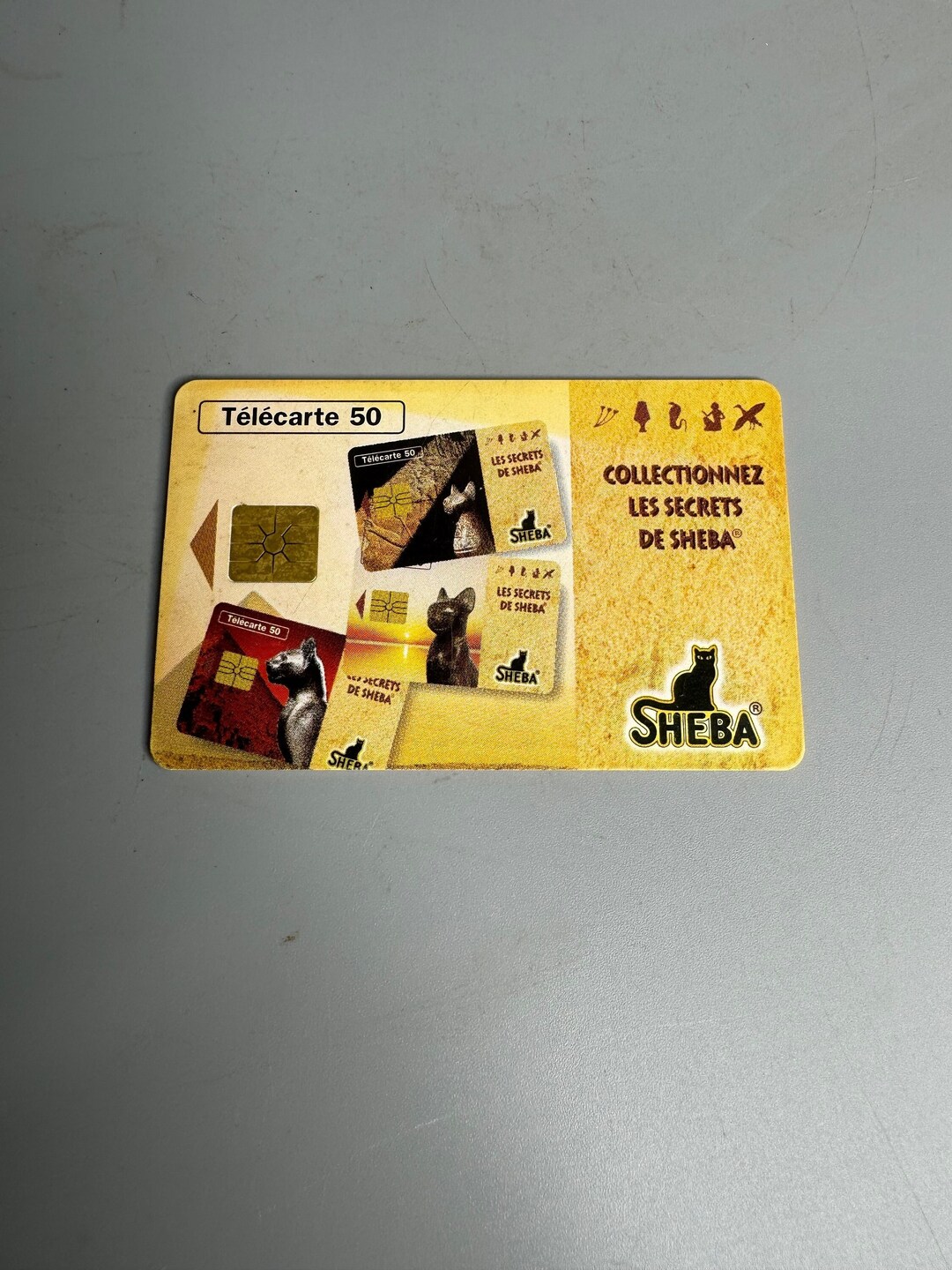 French Vintage Telecom - Sheba - Telephone Card Collectible Only Cat Food - Etsy