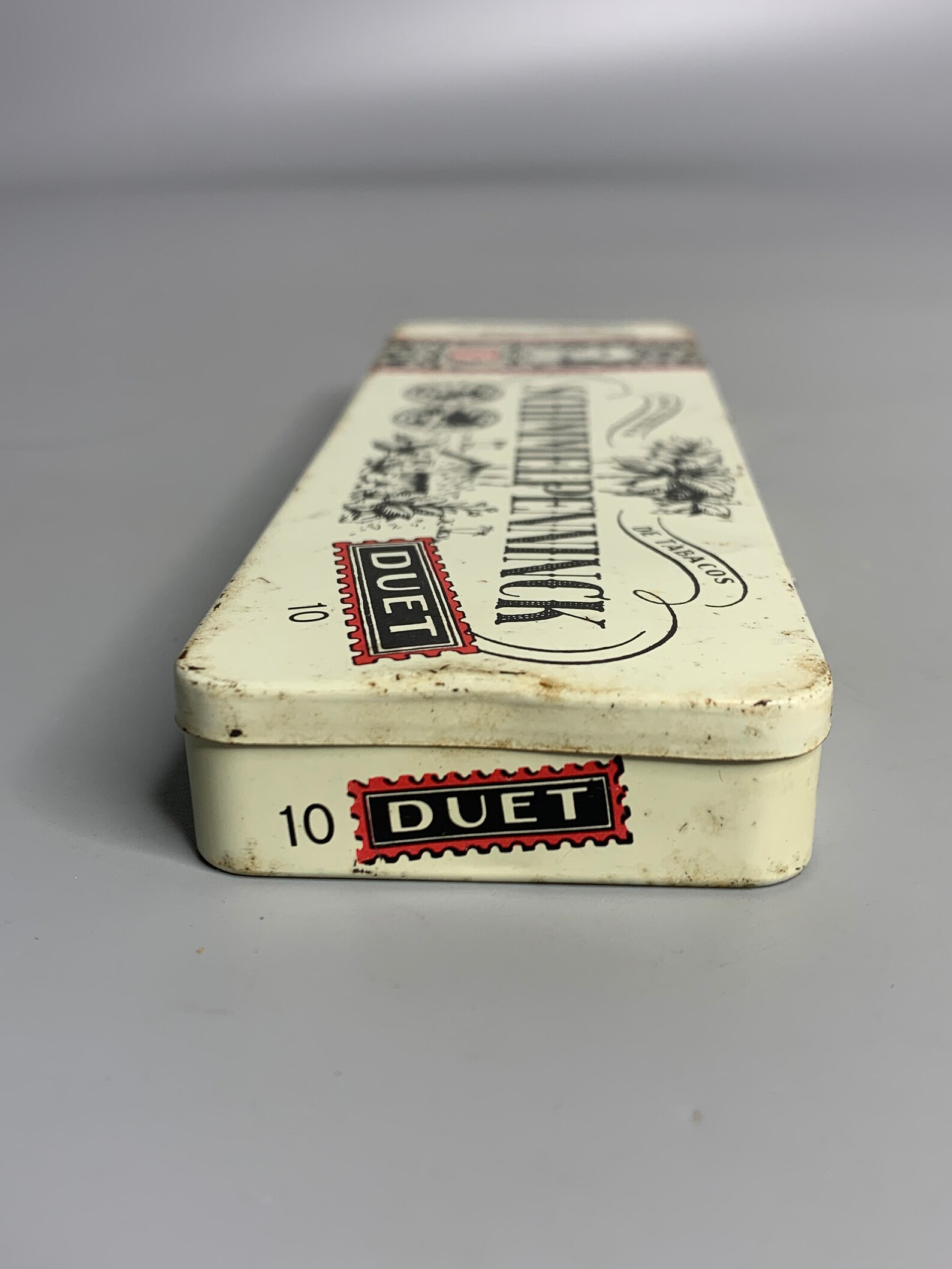 Holland Vintage Tin Can Knick Knack Box Schimmelpenninck 10 Duets Empty ...