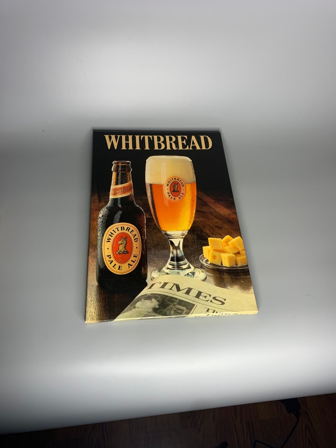 French Vintage Poster Advertising Whitbread Beer Pale Ale - Etsy