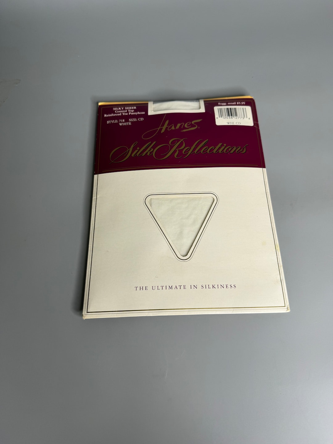 Vintage Hanes Silk Reflections Pantyhose Full Size White CD - Etsy