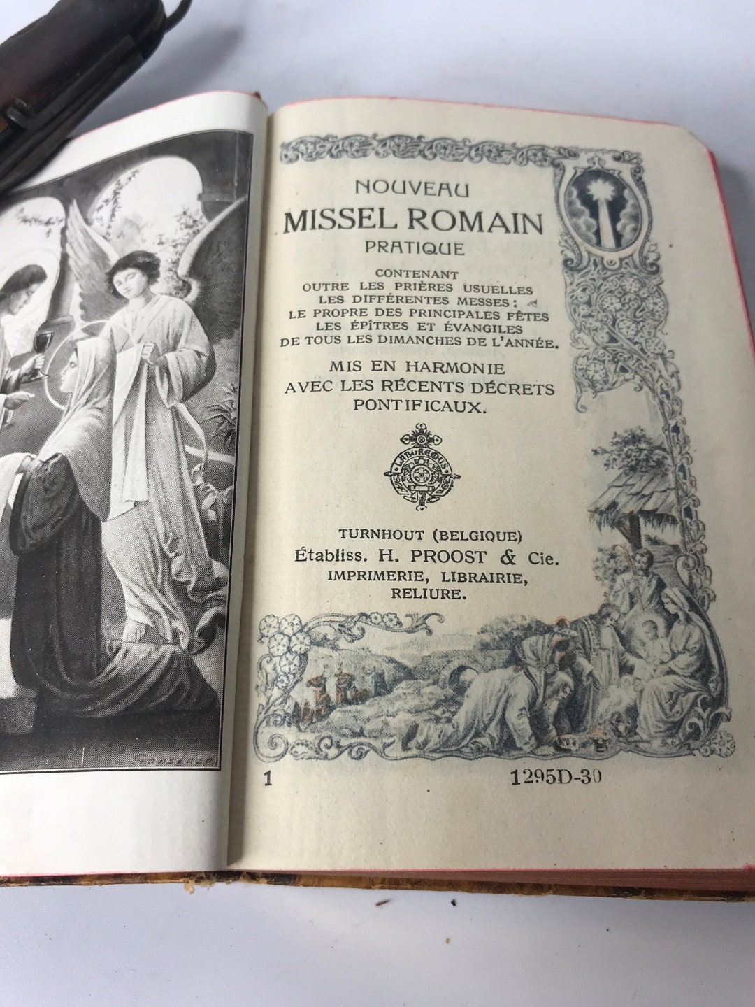 French Vintage Missel Prayer Book Bible Religious Book 1929 ...