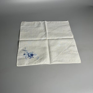 Handkerchief French Vintage Embroidery Floral Design Handkerchief ...