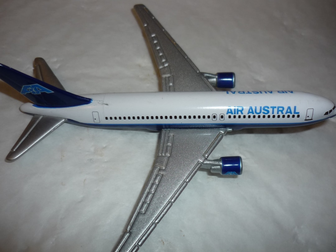 French Vintage Miniature Toy Air Austral Model Airplane 5"long ...