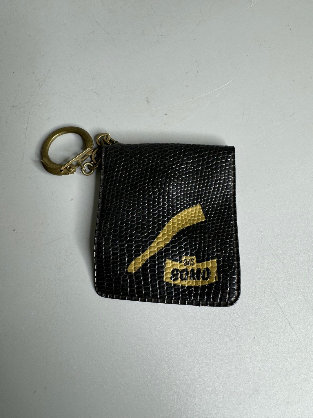 French Vintage Keychain Holder Miniature Bag Design Coin Pouch ...
