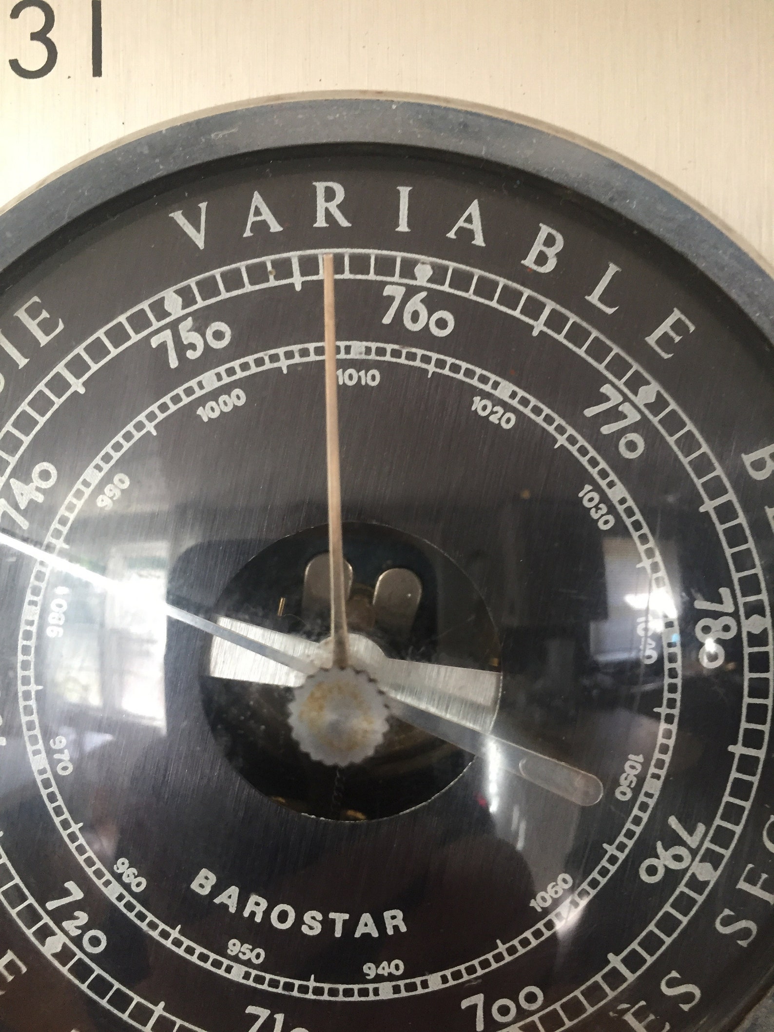 French Vintage Weather Instrument Thermometer Barometer - Etsy