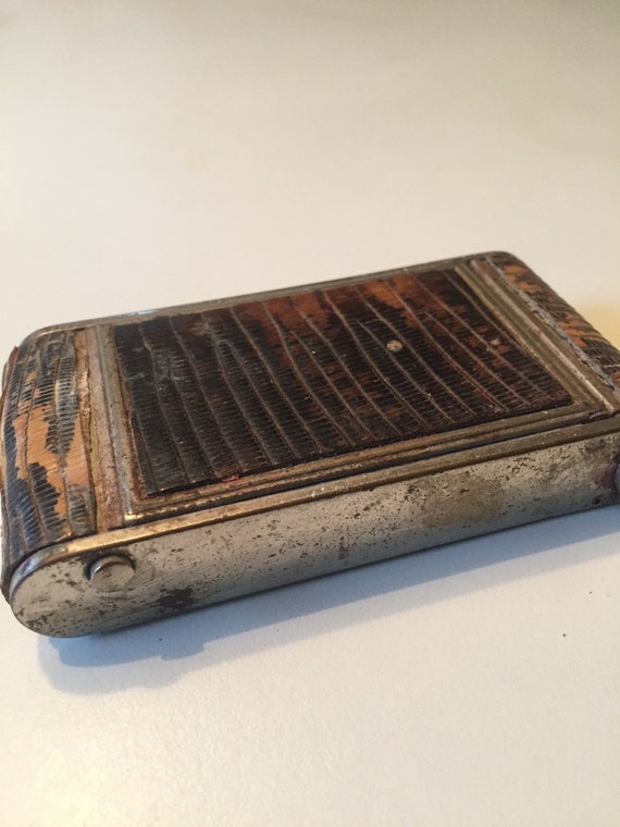 French Victorian Powder case compact open both side p… - Gem