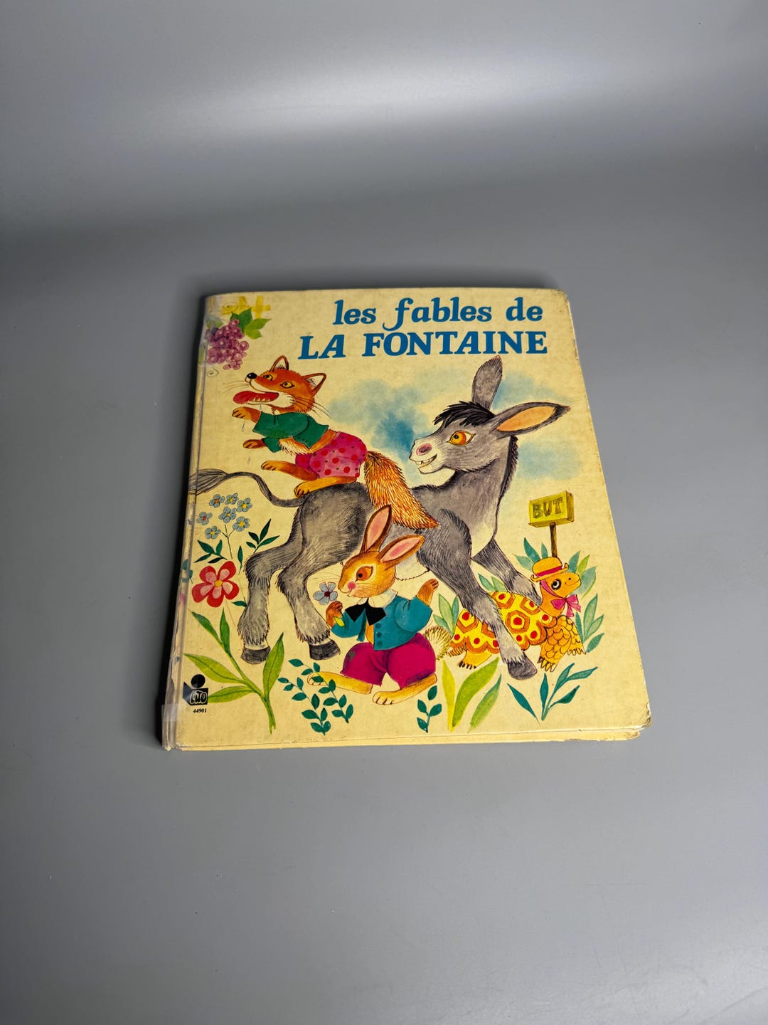 French Vintage Children's Book Les Fables De La Fontaine French ...