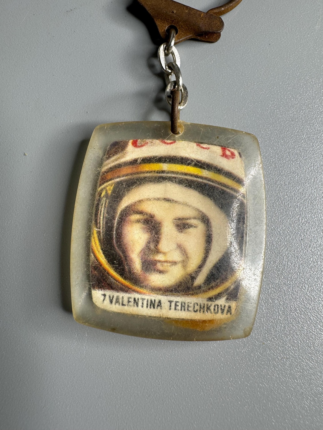 Valentina Tereshkova Vintage Keychain Holder Advertising BN Astronaut ...