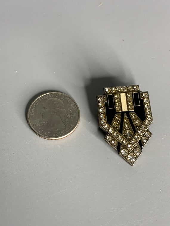 French Art Deco style lapel pin brooch jewelry Pierre… - Gem